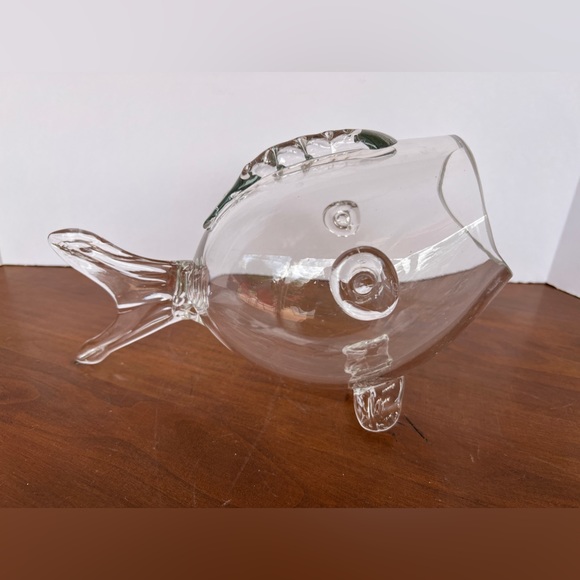 BLENKO | Art | Blenko Style Art Glass Fish Goldfish Bowl Terrarium Vase ...